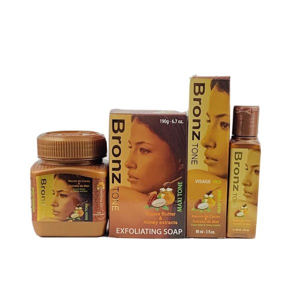 Bronz Tone | Skincare | Bronz Tone Jar Cream Oil Soap And Serum | Poshmark